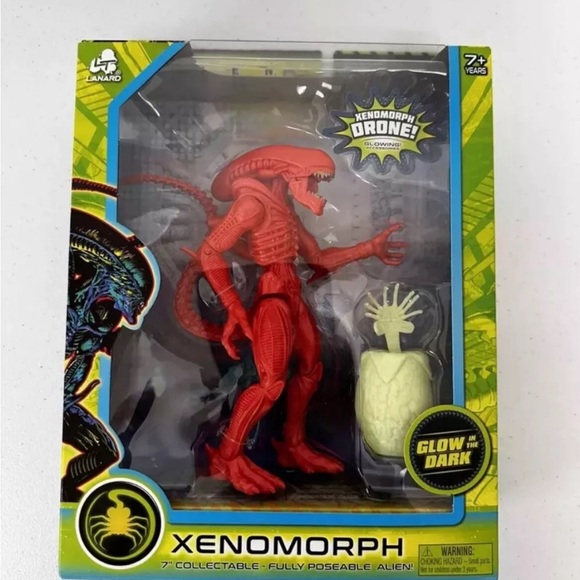 Lanard | Toys | Set Of 3 Xenomorph Special Edition Glow In The Dark ...